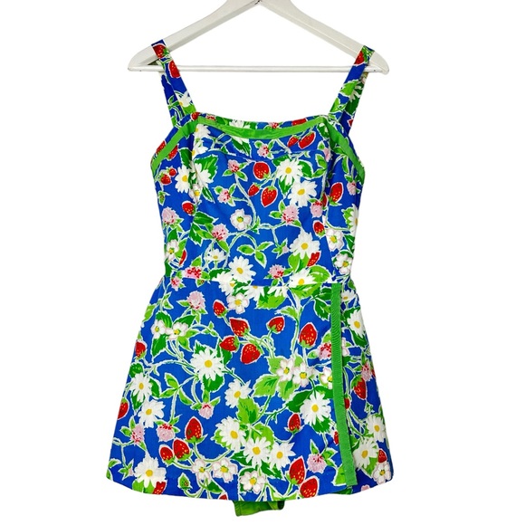 gabar | Swim | Talbots Gabar Vtg 6s One Piece Strawberry Print ...